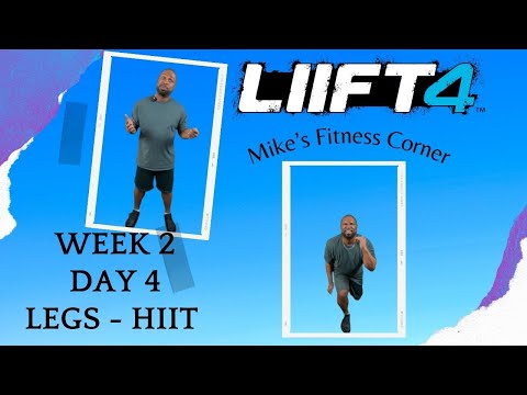 LIIFT4 Workout // Week 2 Day 4 // LEGS - HIIT - YouTube
