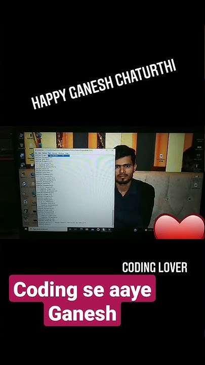 lord Ganesh coding lover c and c++ using - YouTube