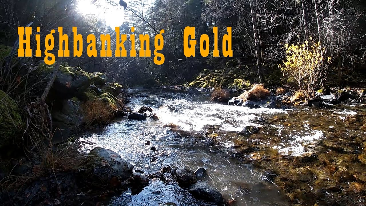 Highbanking Ancient Gravels for Gold - YouTube