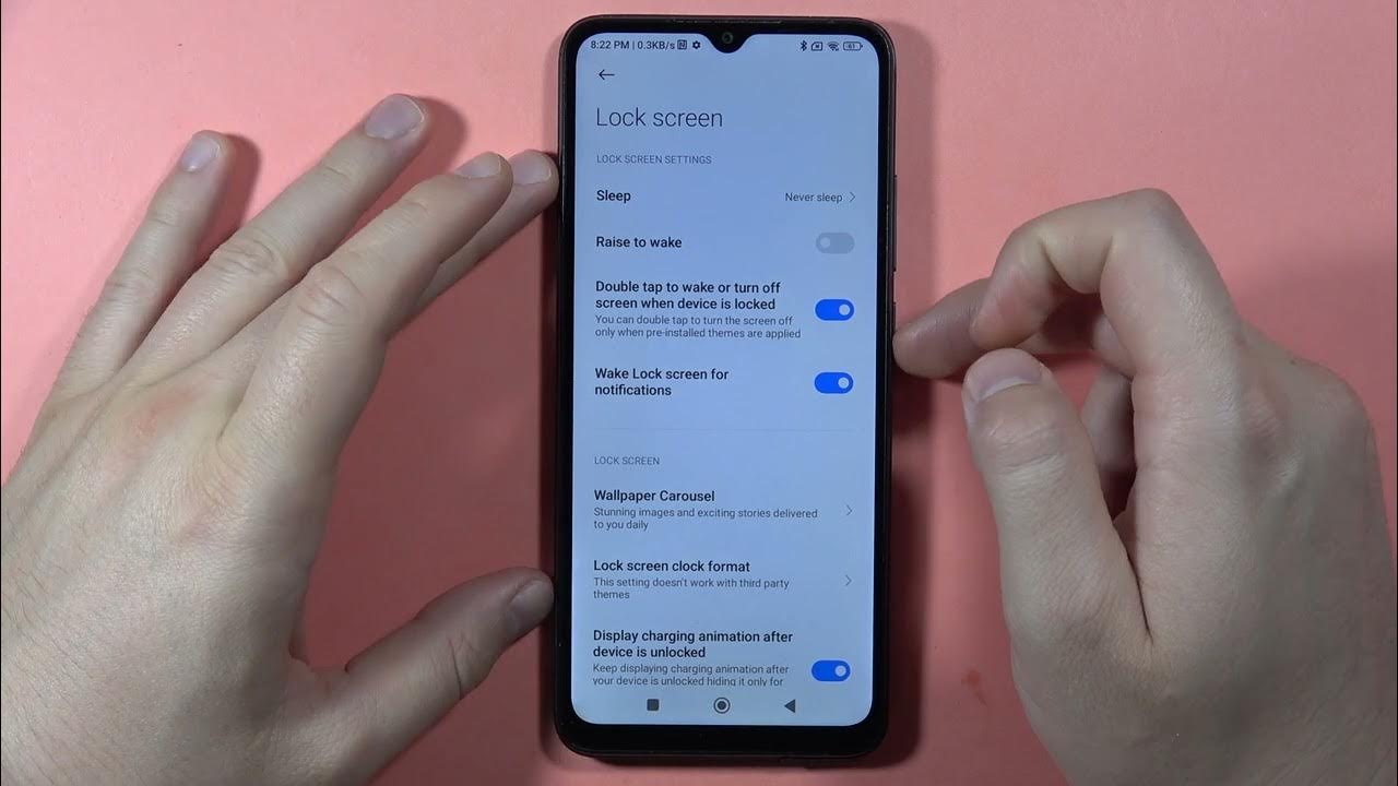Redmi 12C: Double Screen Tap - Wake Lock Screen Gesture #redmi - YouTube