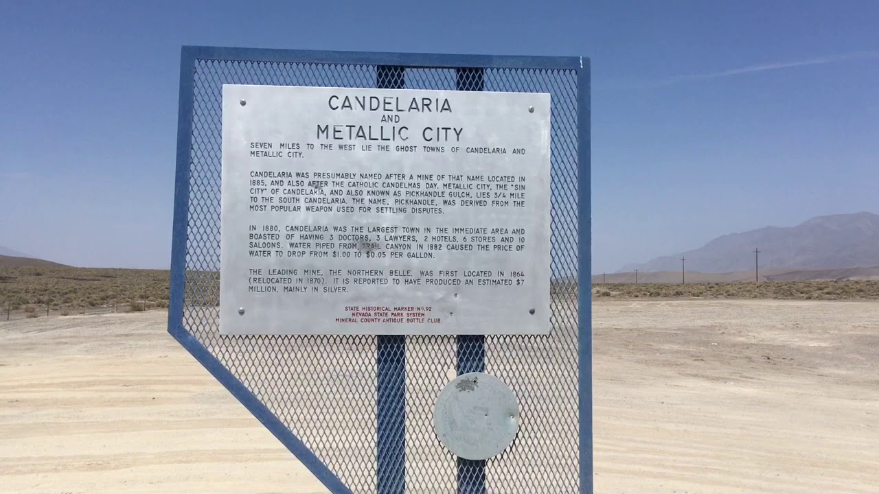 Candelaria - Nevada Historic Marker #92 - YouTube