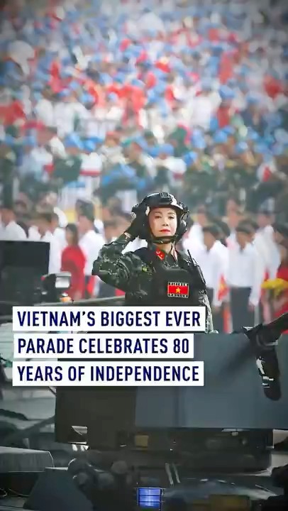 Vietnam’s biggest ever parade celebrates 80 years of independence - YouTube