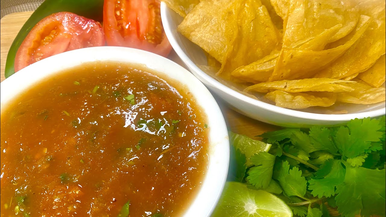 Mexican Red Salsa - Homemade Mexican Salsa - Easy Recipe - The BEST ...