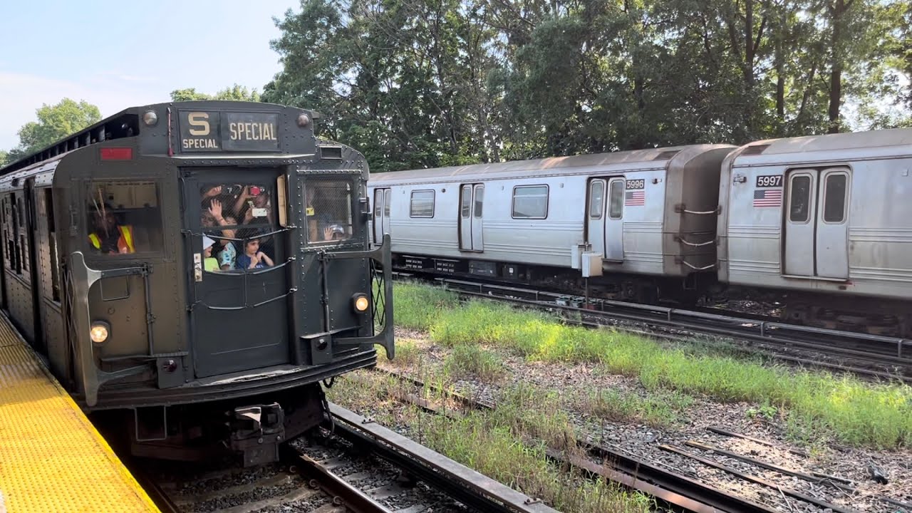 MTA: (A) & (S) Trains (R46/R179/R211A) + R1/9 RBR Vintage Train At ...