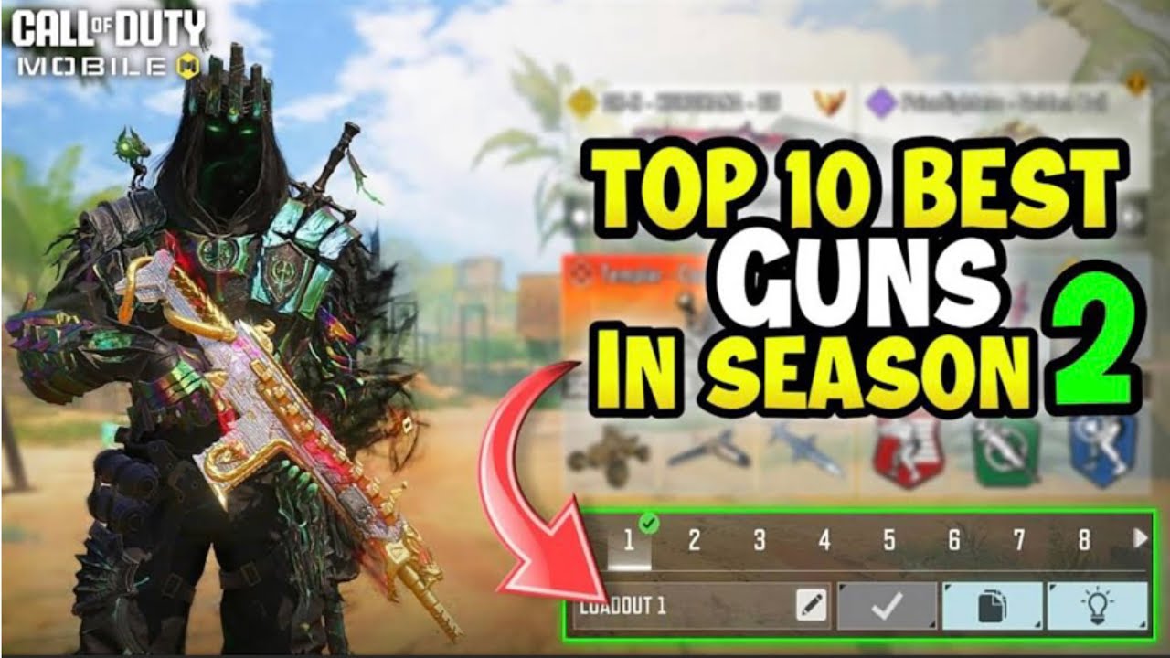 Top Best Guns In Season 2 COD Mobile | Gunsmith | Loadout #codm @saafly ...