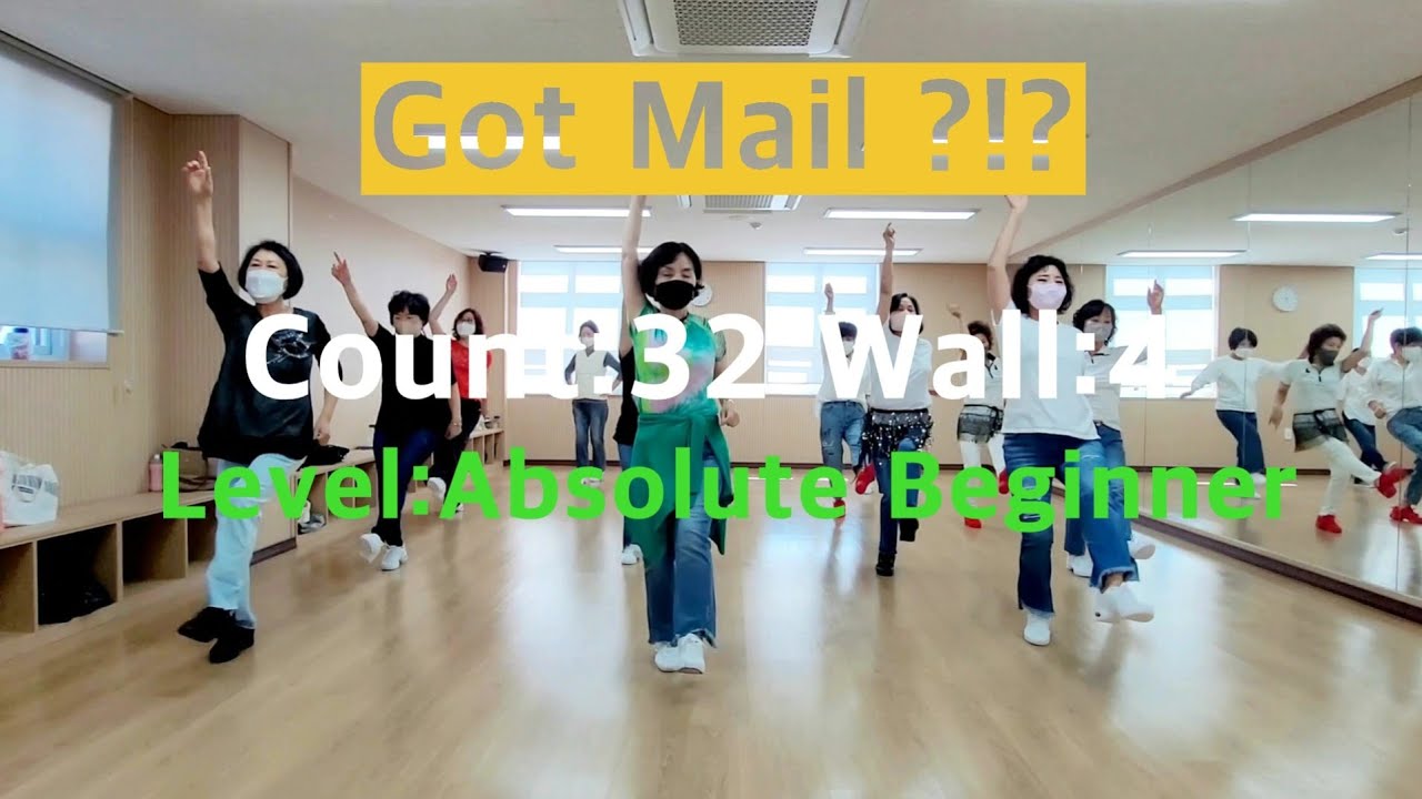 Got Mail ?!? Line Dance(Absolute Beginner)Dance&Count - YouTube