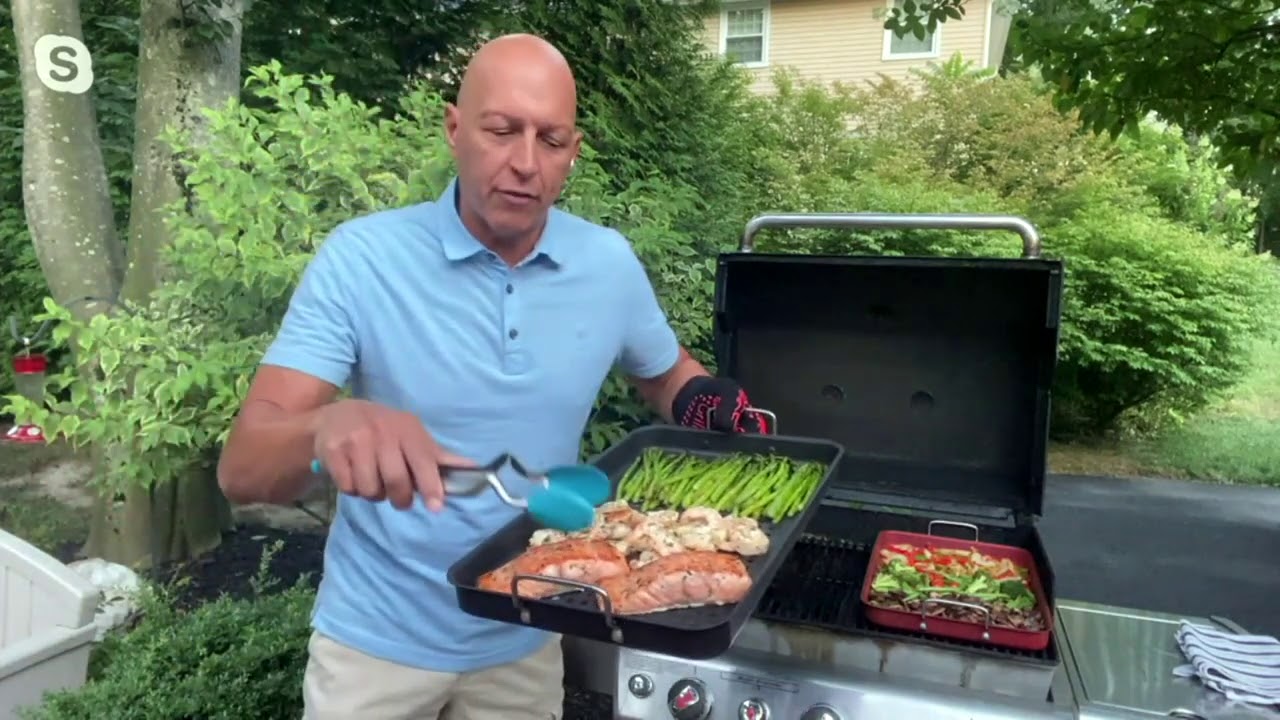 Grillville Carbon Steel Elite 18"x11" Perforated Grill Topper on QVC ...