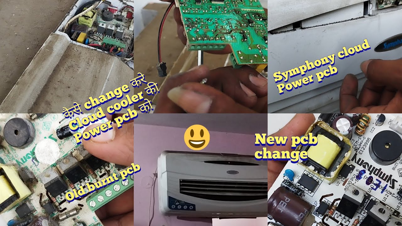 symphony cloud air cooler repair 2023 model pcb replace कैसे ठीक करे इस कूलर को || Hemant ...