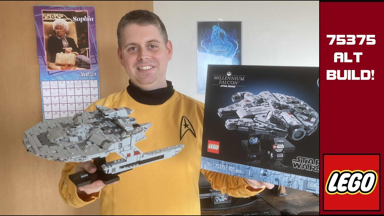 LEGO Star Trek USS Reliant Alternate Build of 75375 Millennium Falcon ...