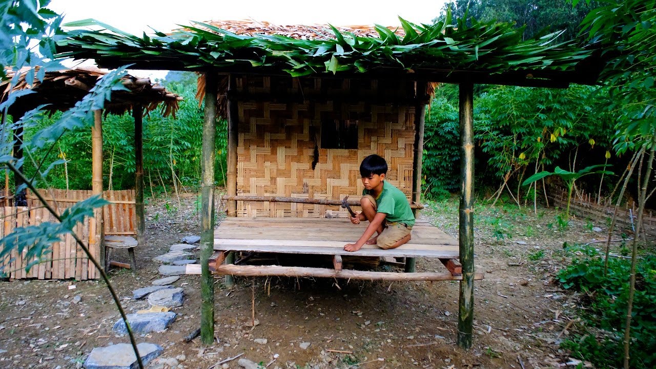 Poor boy - builds sidewalks and harvests vegetables to sell at the ...
