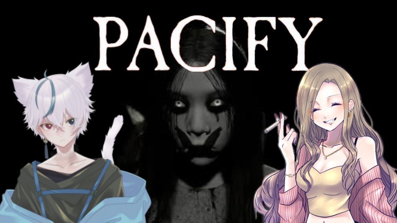 【PACIFY生放送】 まし×ゆり 朝からホラーw - YouTube