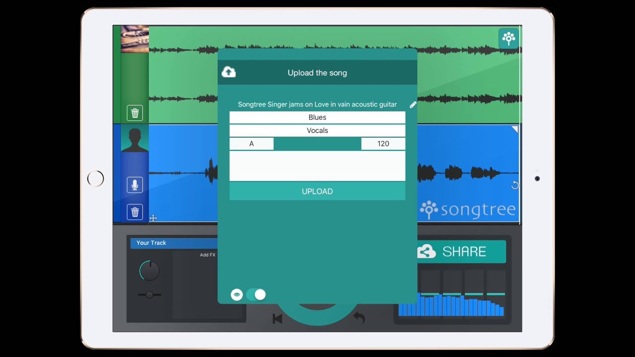 How to record your first overdub on Songtree - YouTube