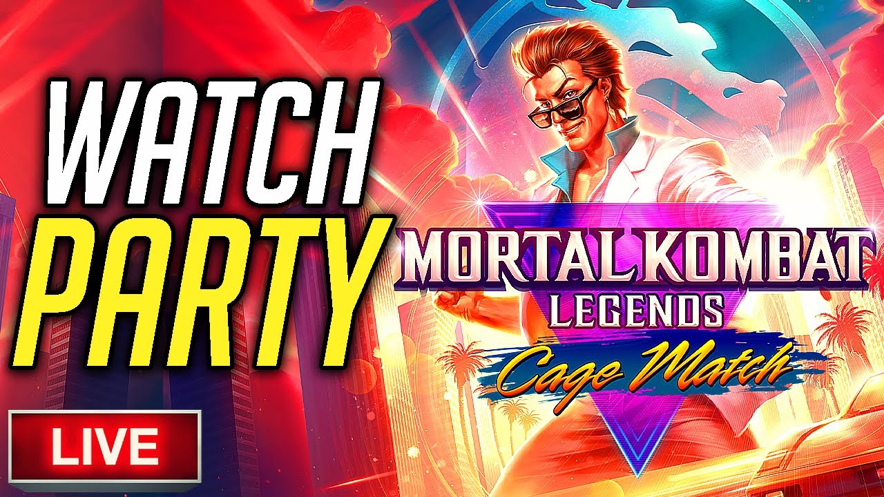  LIVE Mortal Kombat Legends Cage Match Watch Party 430PM PST Tier