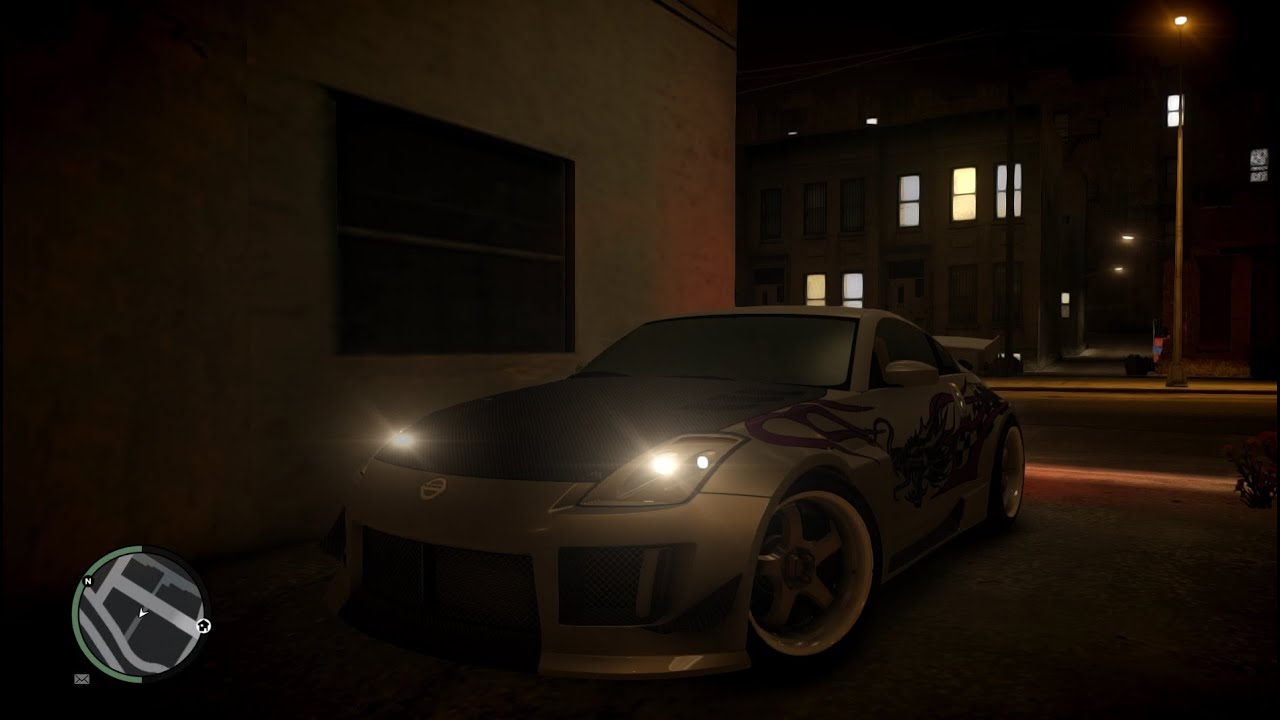 GTA IV Nissan 350z Rachael NFS 2 W.I.P - YouTube