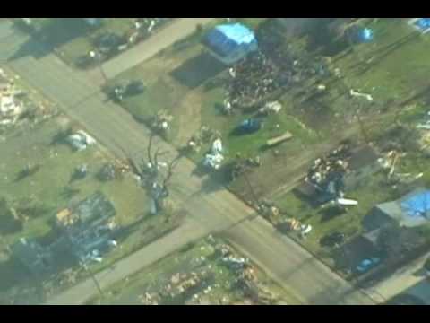 April 9, 2009 Mena EF-3 Tornado Damage Aerials and Ground Pics - YouTube
