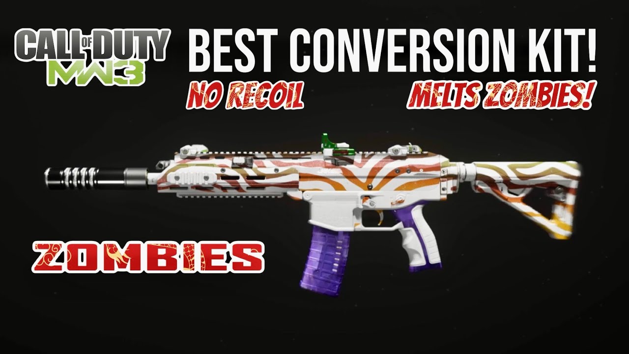 COD MW3 ZOMBIES Best AR Conversion Kit! Melts Zombies And Bosses! Zero ...