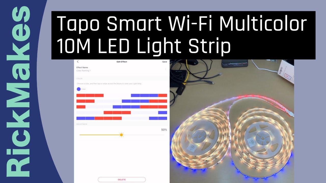 Tapo Smart Wi-Fi Multicolor 10M LED Light Strip - YouTube