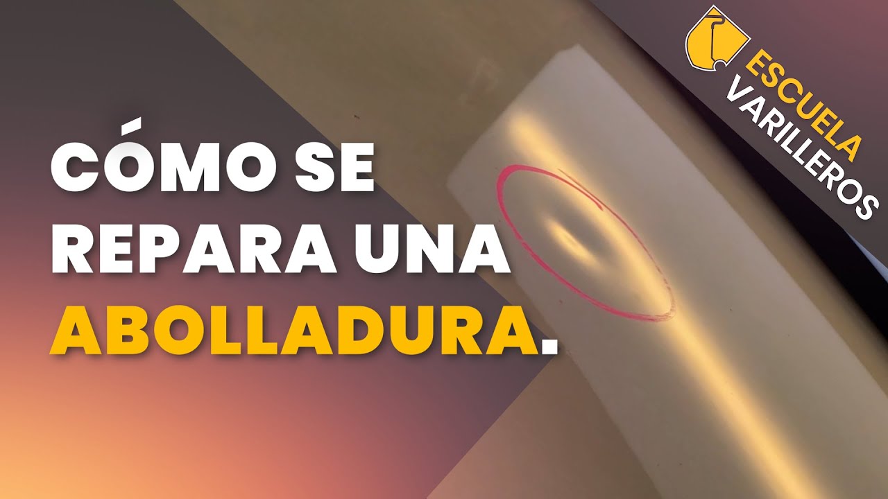 Cómo se repara una abolladura sin pintar | Técnica PDR - YouTube