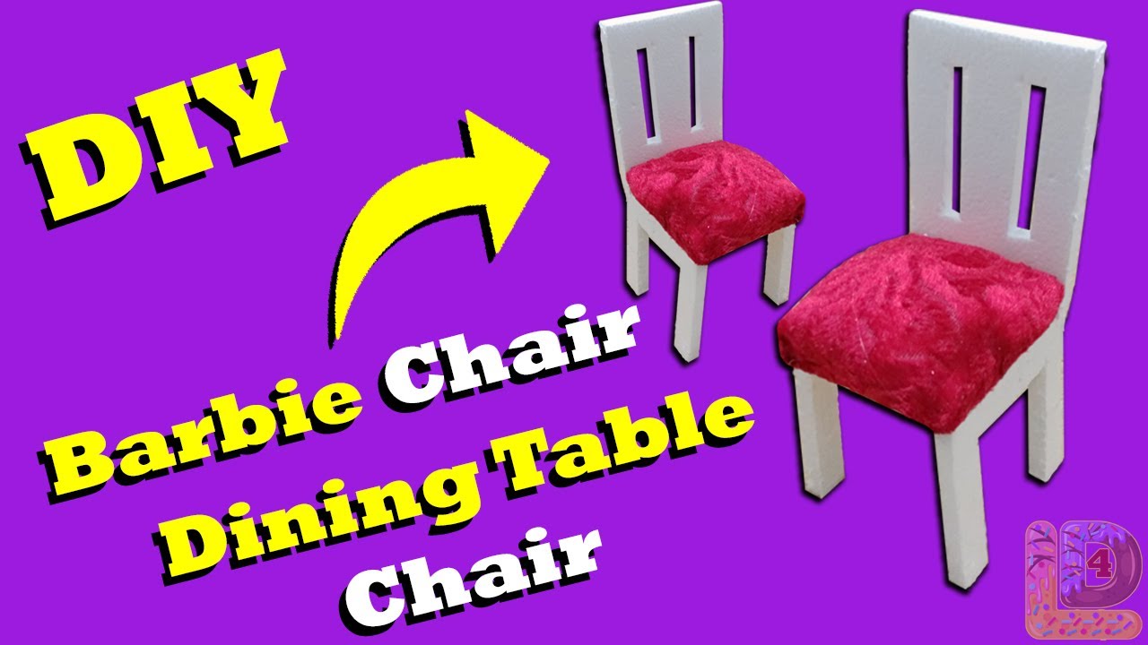 DIY | Thermocol Barbie Chair | Cardboard Chair | Dining Chair | Idea ...