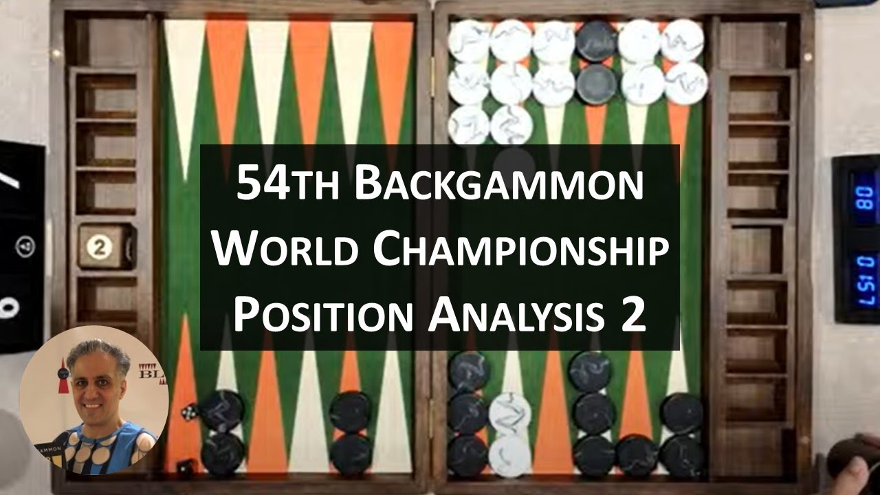 54th Backgammon World Championship Position Analysis 2 - David Wells vs Victor Ashkenazi - YouTube