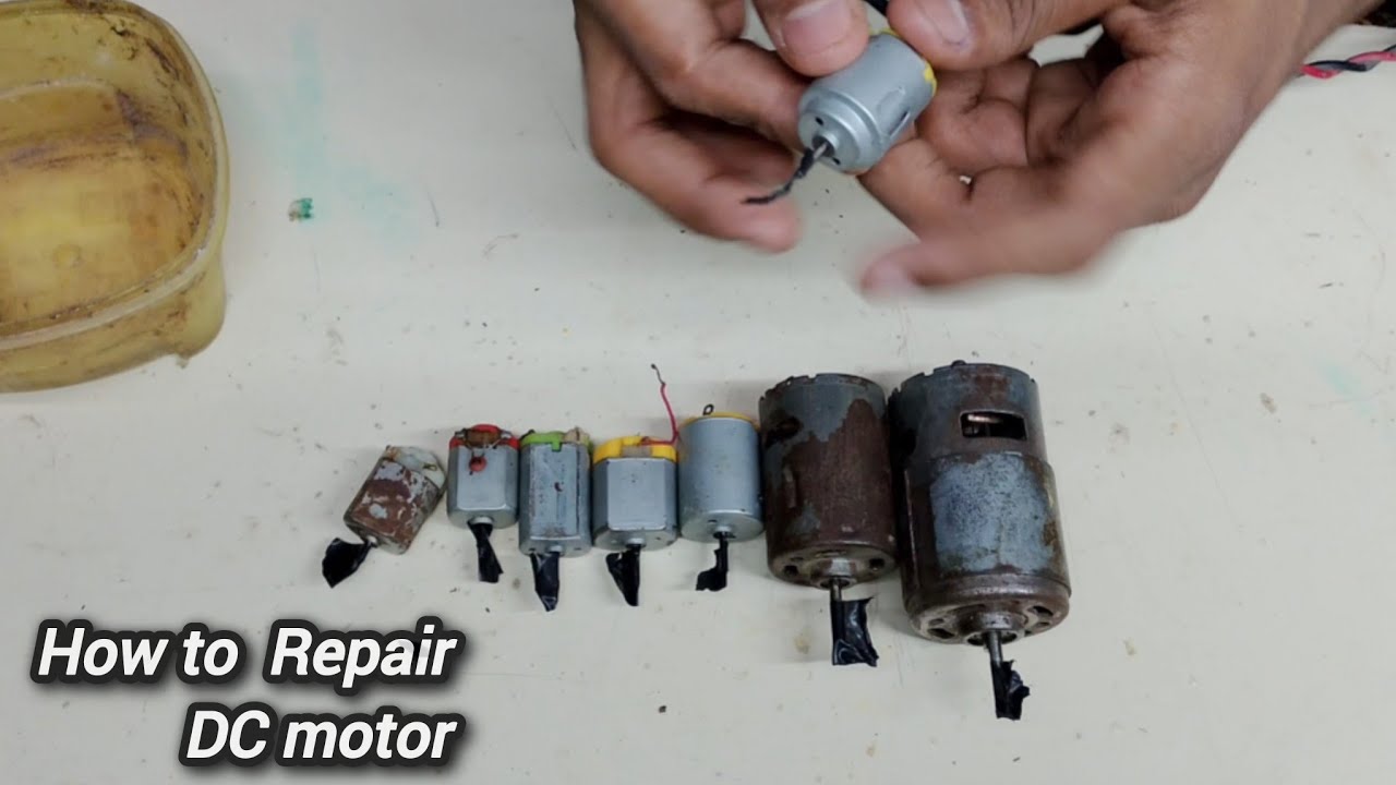 How to repair DC motor at home and All DC motors Testing #viral - YouTube
