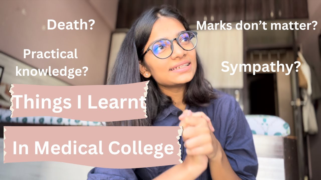 Things I Learnt in Medical College 🏥 |Life lessons|Study tips📚| - YouTube