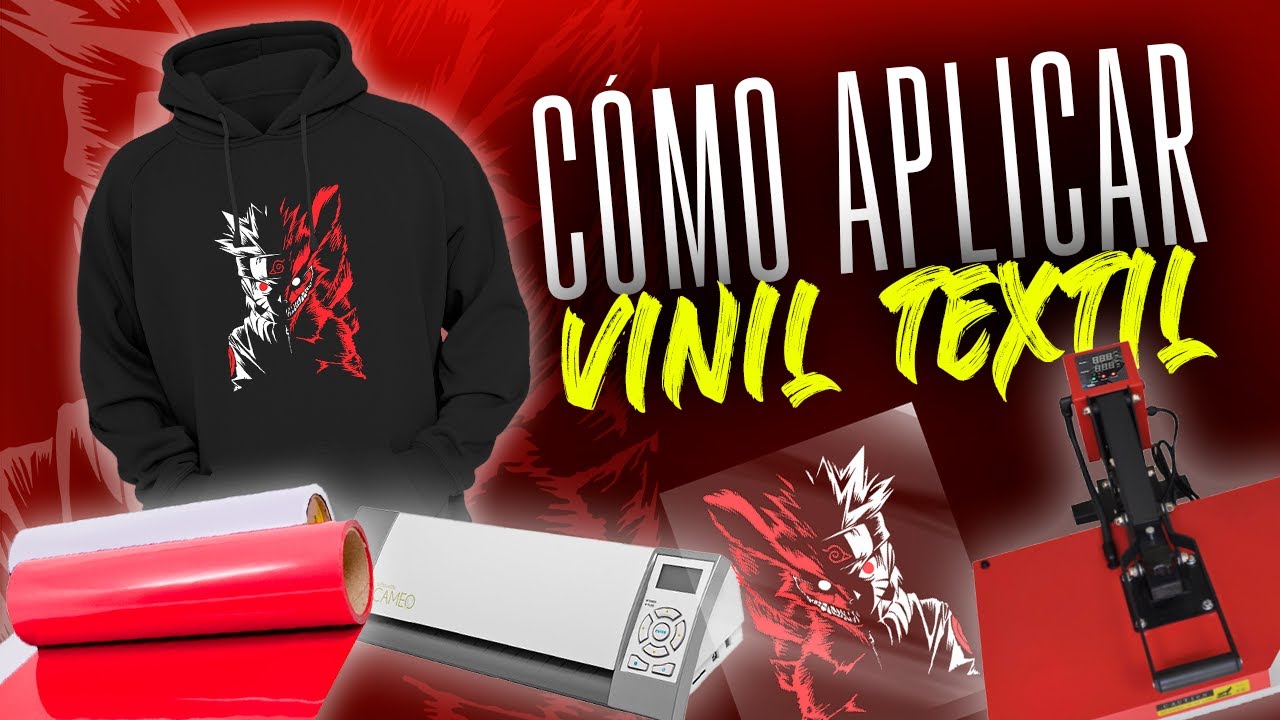 COMO APLICAR VINIL TEXTIL (TUTORIAL) - YouTube