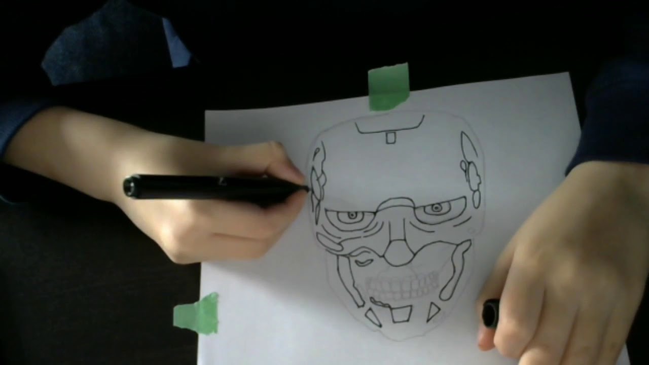 how to draw rev 9 (part 1 out of 3) - YouTube