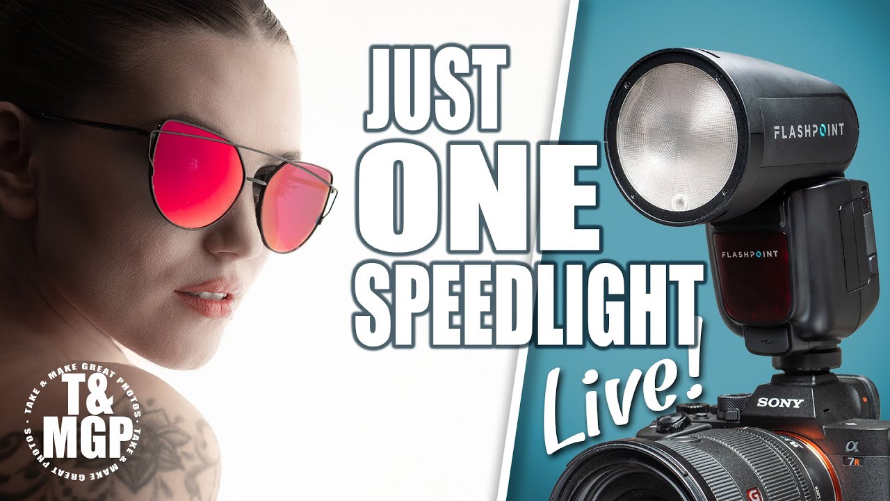 Shoot Single Speedlight Studio Portraits | LIVE with Gavin Hoey - YouTube