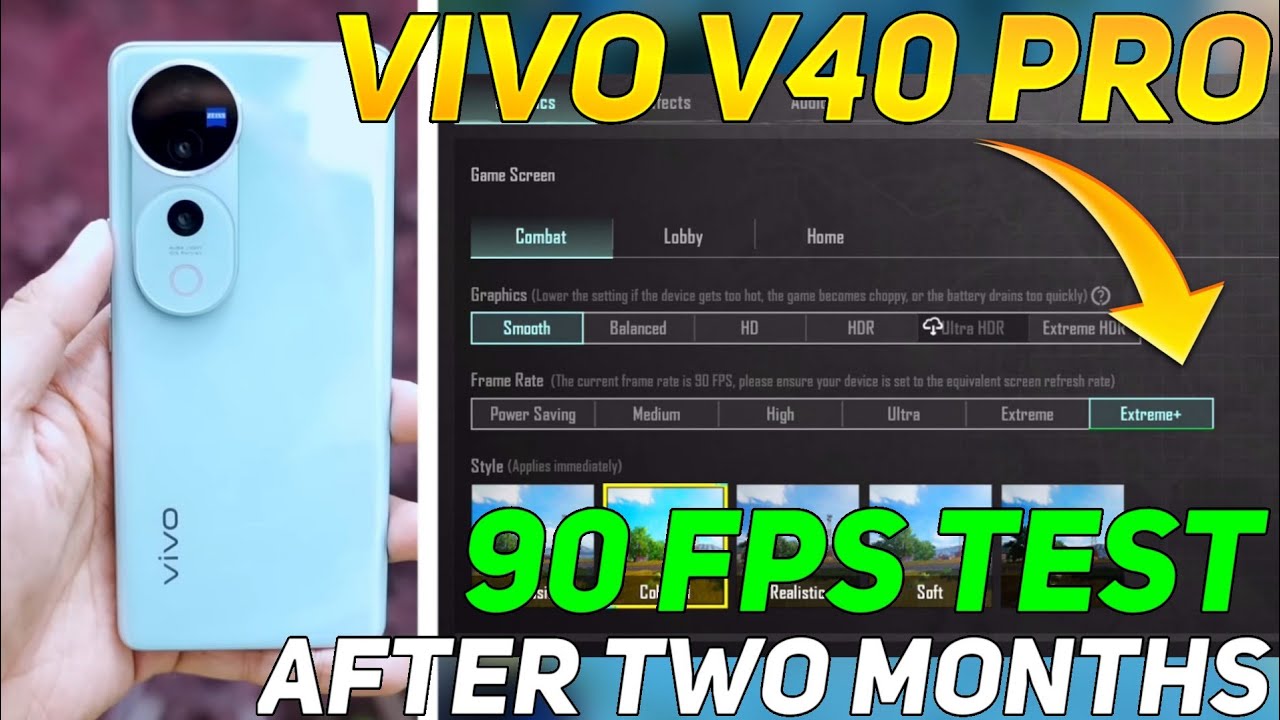 VIVO V40 PRO BGMI 90 FPS TEST AFTER 2 MONTHS | LAG & HEATING 😭 - YouTube