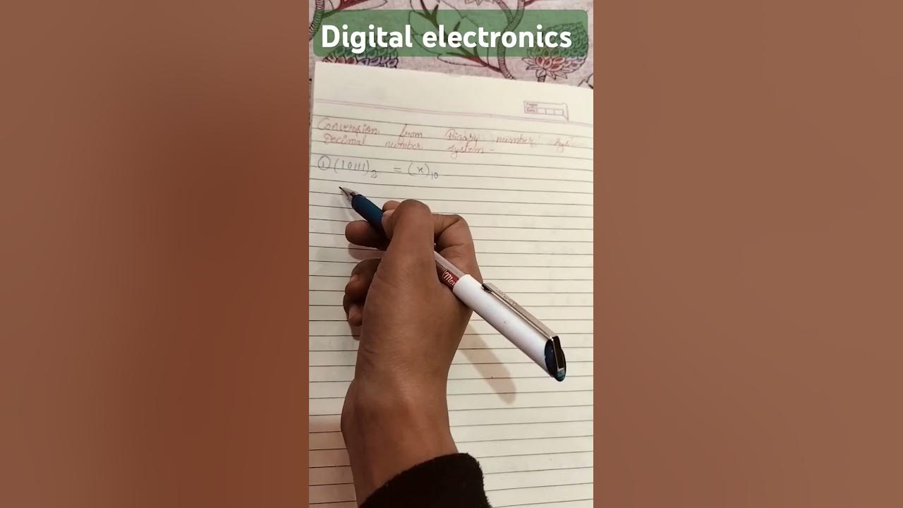 CONVERSATION FROM BINARY NUMBER TO DECIMAL NUMBER||DIGITAL ELECTRONICS (MSC PHYSICS THIRD SEM ...