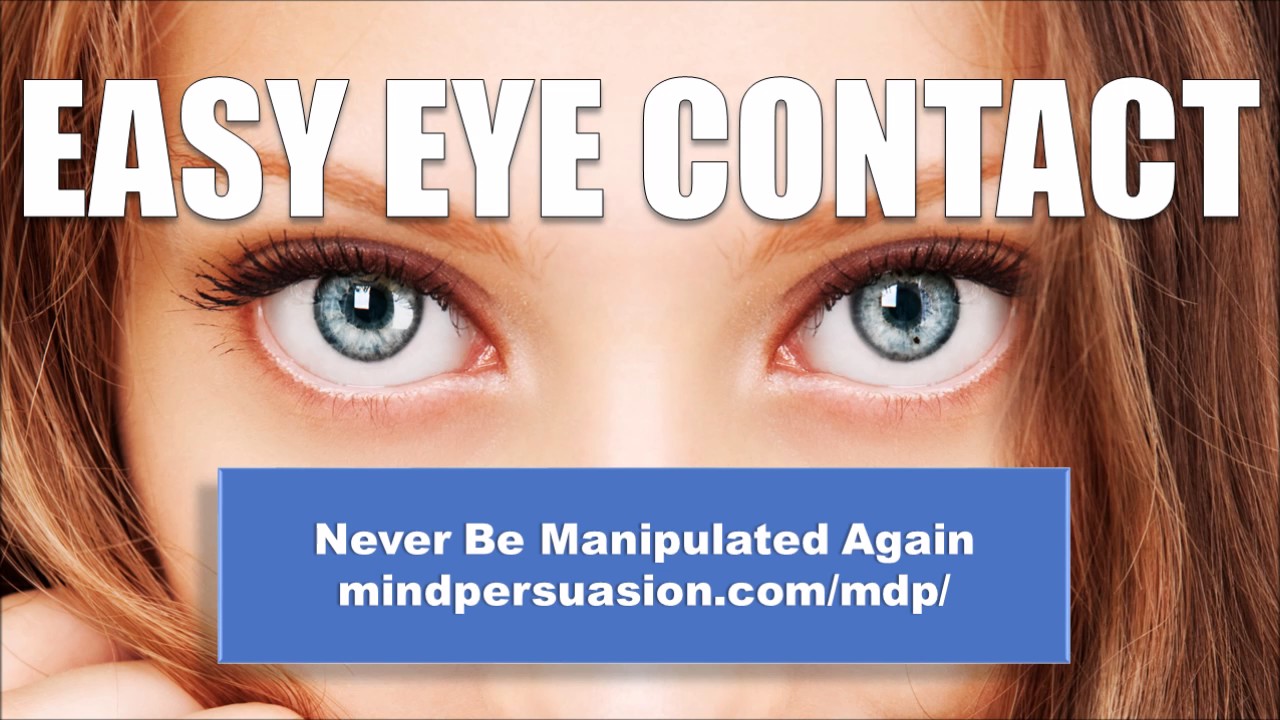 Easy Eye Contact Hypnosis- Generate Eye Contact on Autopilot - YouTube