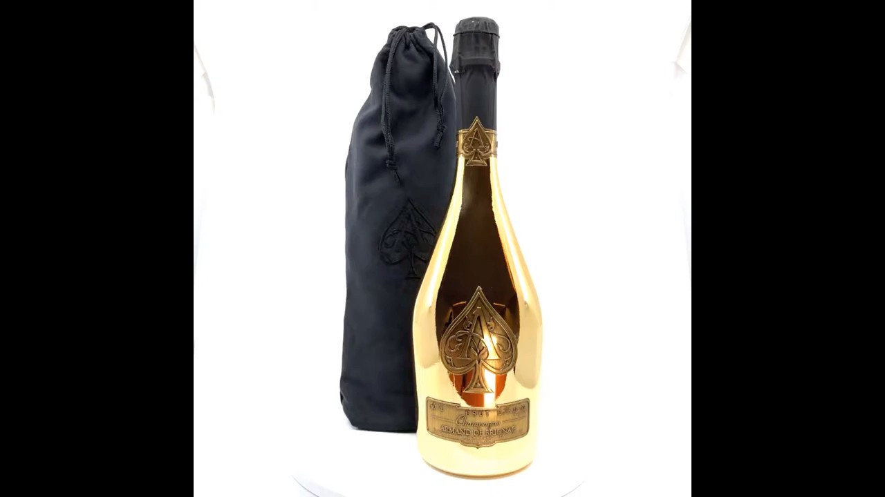 The Armand de Brignac Gold Champagne Brut 12.5% - in velvet bag (750 ml ...