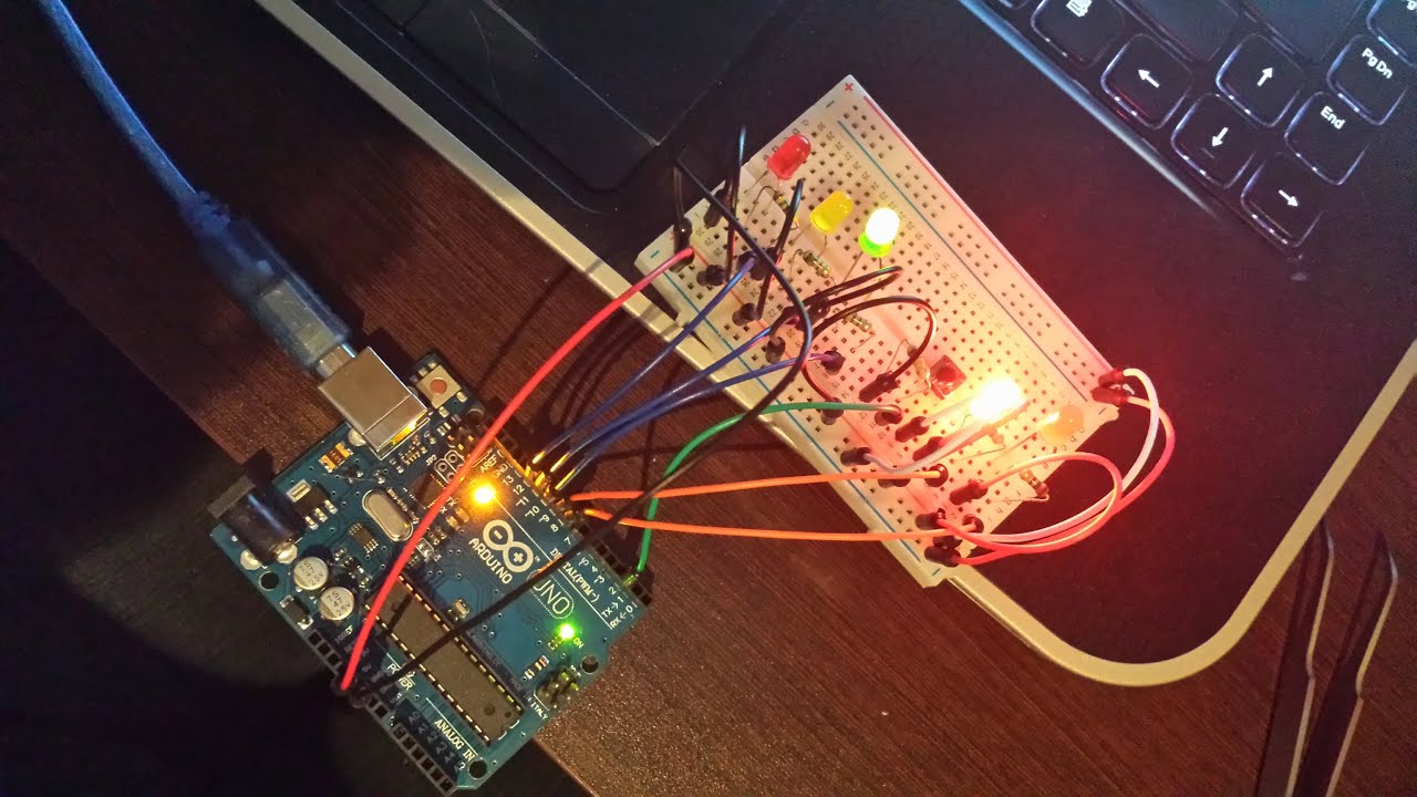 Arduino Series Projeto De Semáforo Com Botão De Ativação Youtube