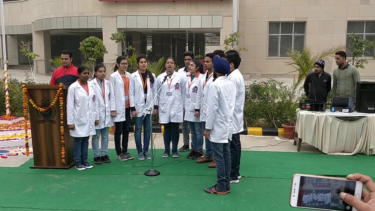 NATIONAL ANTHEM by KCGMC STUDENTS - YouTube