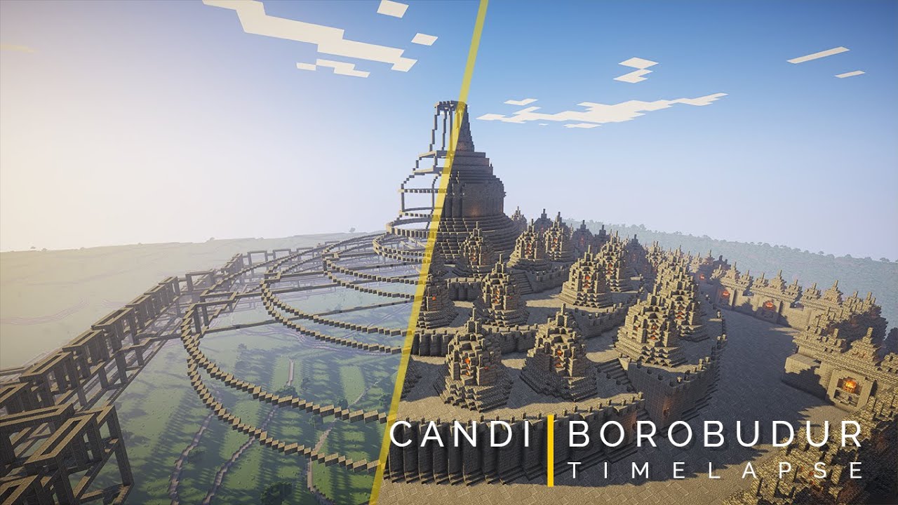 [FRAG-293] Minecraft // Building : Bikin Candi Borobudur Sendirian ...