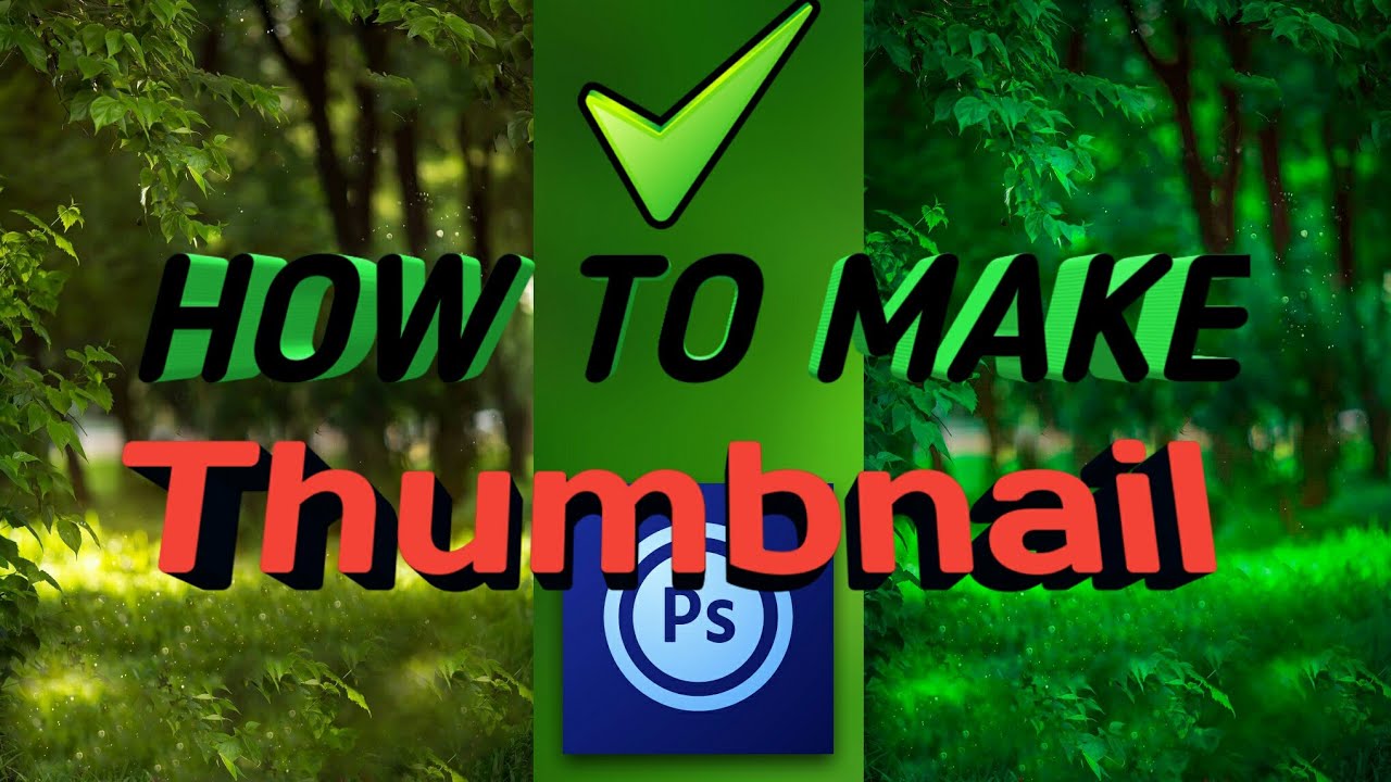 How to make Thumbnail in PS TOUCH || Ps touch mobile tutorial | MH EDiT ...
