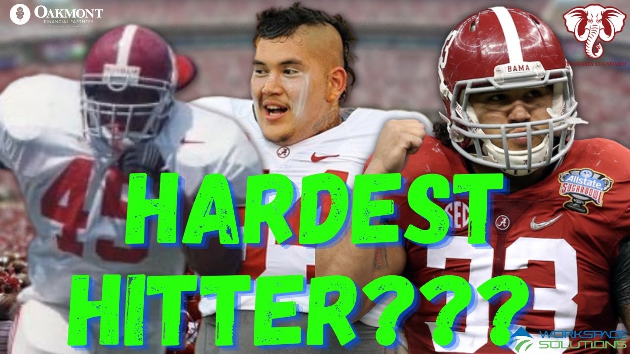 Who Was Alabama’s Hardest Hitter: Jesse Williams vs Trey DePriest vs ...