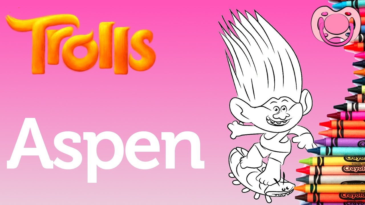Desenhar Trolls - Colorir o Aspen Heitz - YouTube