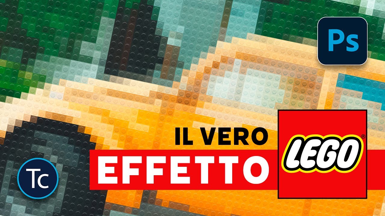 Come creare il VERO effetto LEGO in Photoshop - YouTube