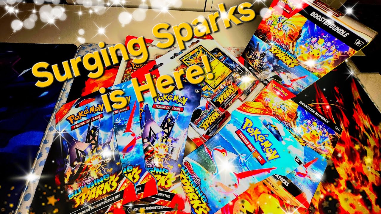 Pokémon Surging Sparks is here OMG! Insane Pulls! So Awesome - YouTube