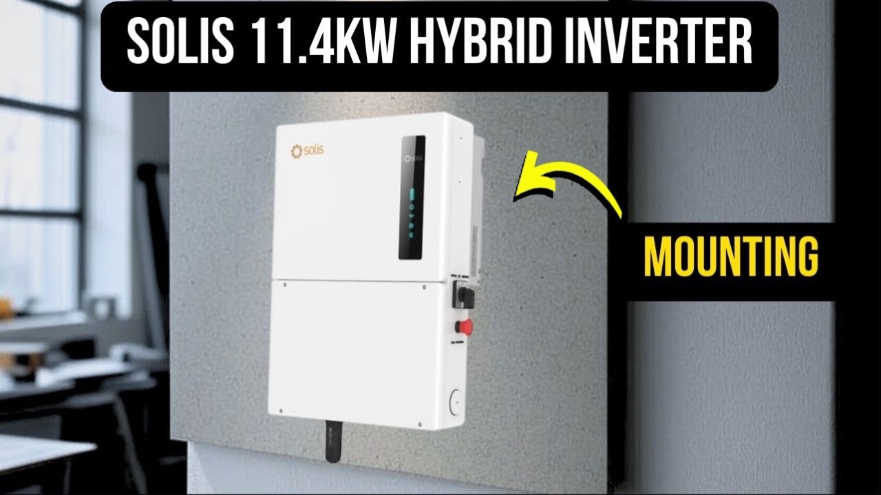 Mounting Solis 11 4kW Inverter: The Most Enjoyable Installation Yet ...