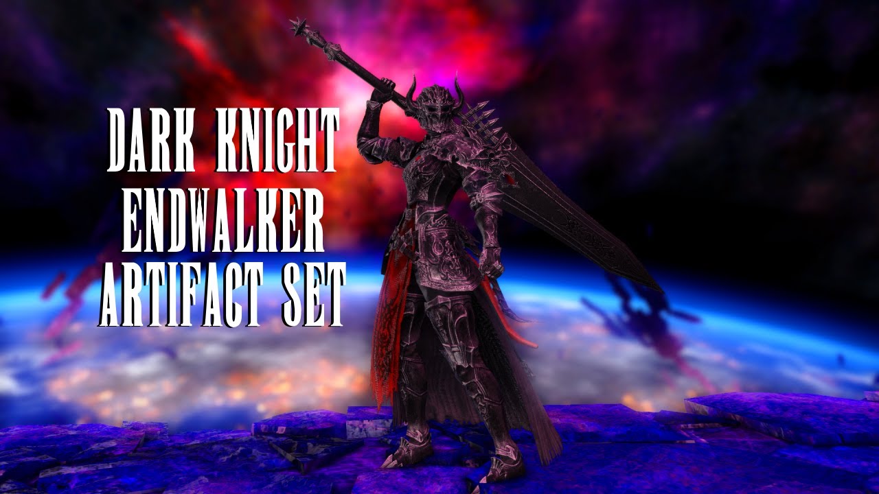 Having a Gander at the Endwalker Dark Knight Artifact Set - FFXIV - YouTube