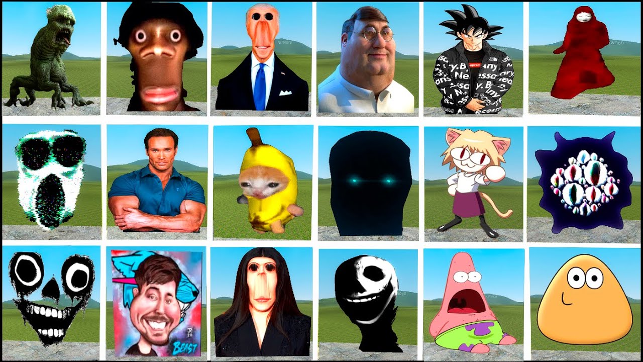 ULTIMATE NEXTBOTS PACK \Nextbots\ Gmod! Garry's Mod! - YouTube