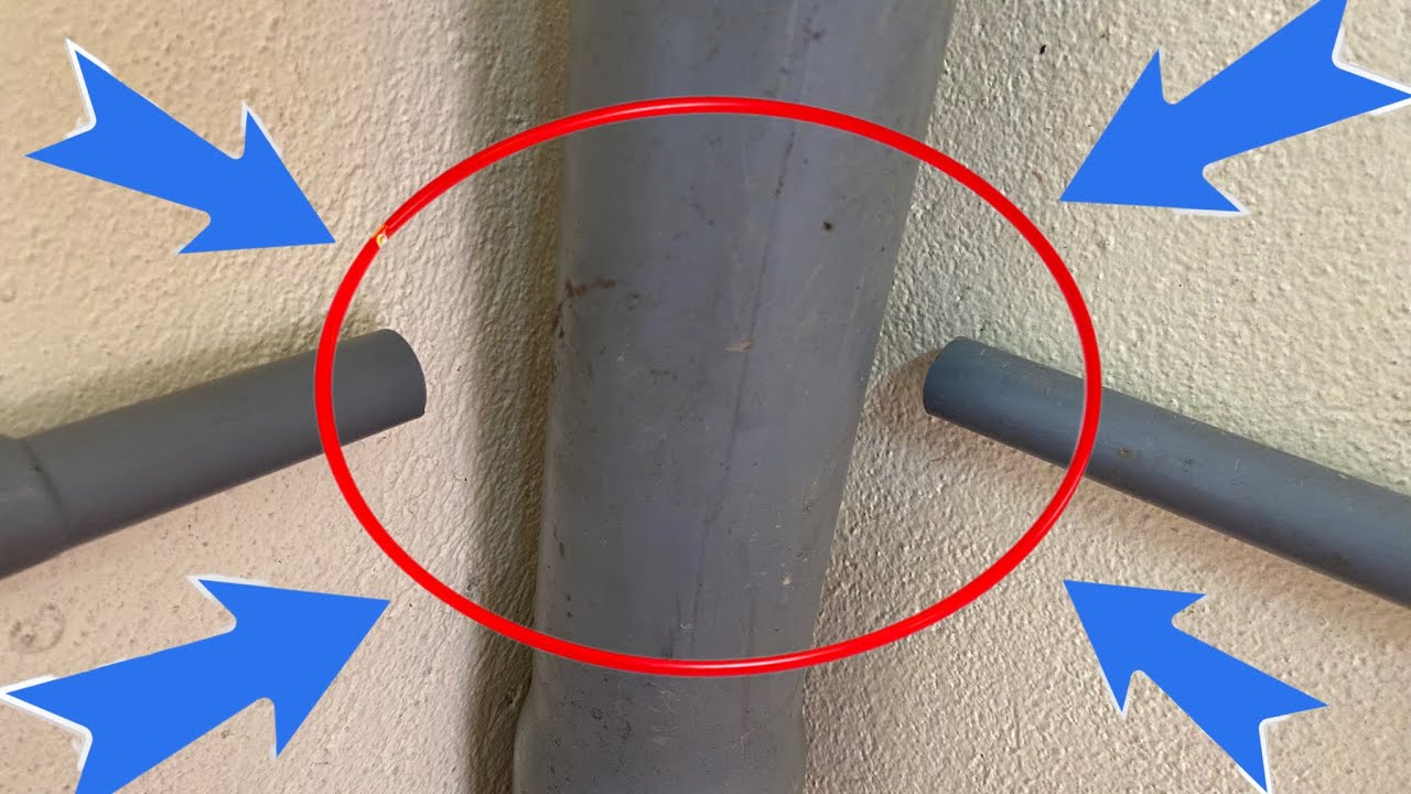 Smart man in the family! Install the water pipe through the fixed round ...