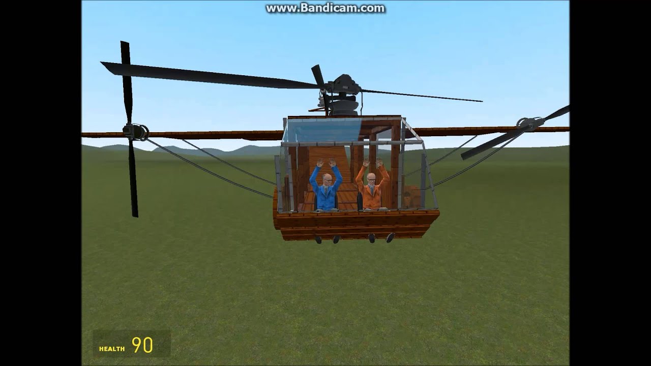 Gmod crazy flying machine - YouTube