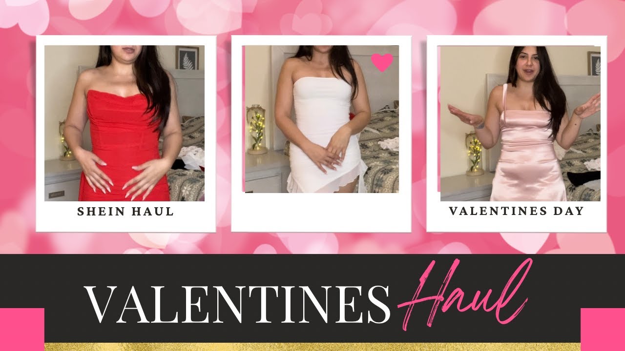 Husband rates my VALENTINES DAY outfits (SHEIN Haul) - YouTube