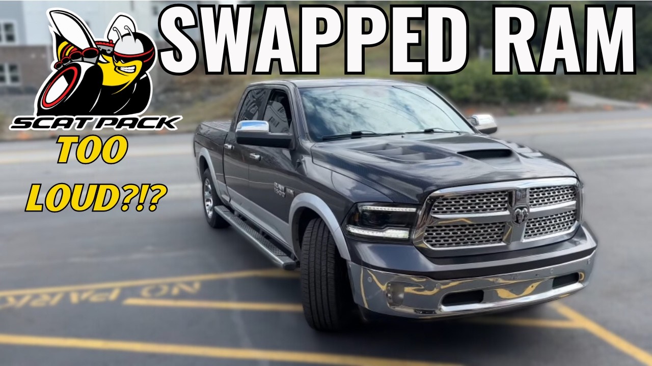 This Scat Pack Swapped RAM 1500 is TOO LOUD!? - YouTube