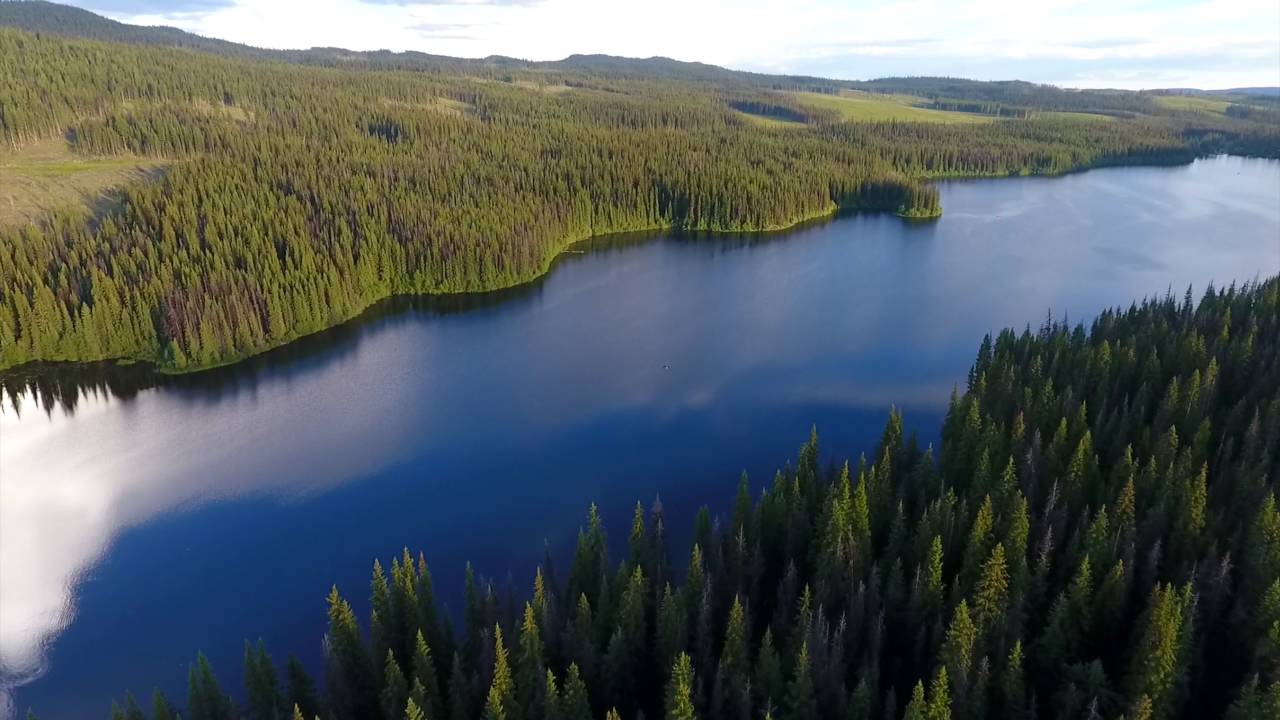 Mile High Resort at Face lake, British Columbia (DJI Phantom 4 2k ...