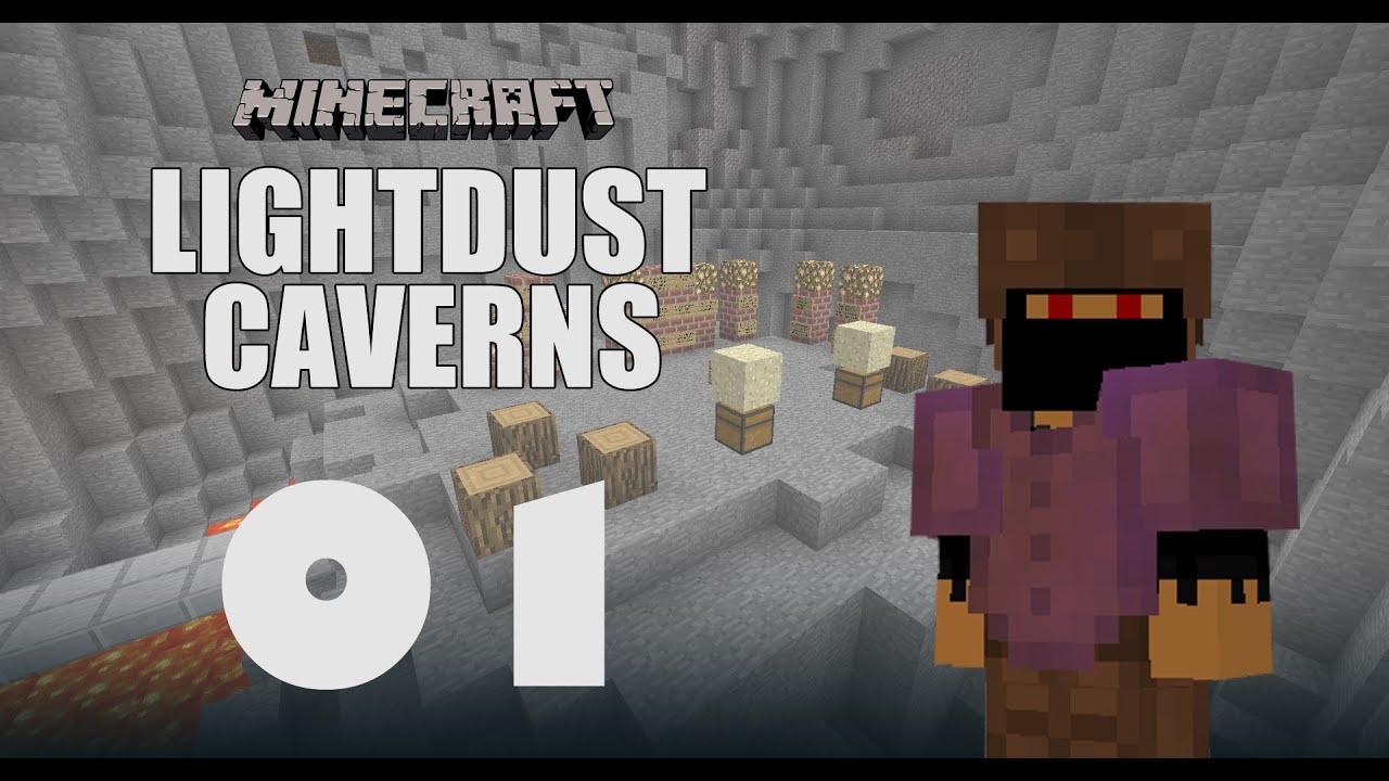 Minecraft - Lightdust Caverns - EP01 - Getting Started - YouTube